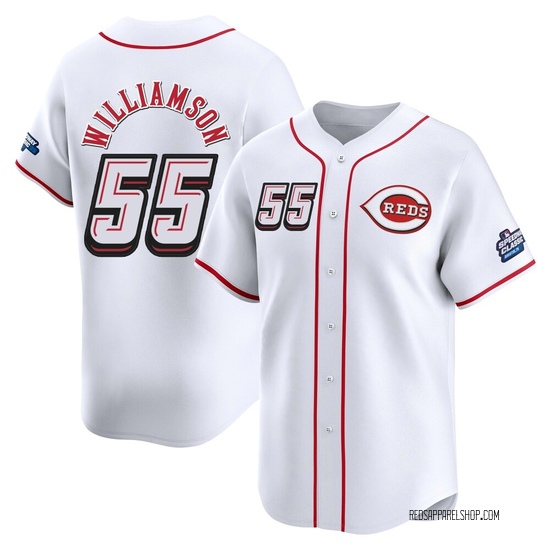 Men's Brandon Williamson Cincinnati Reds Limited White 2025 Speedway ...